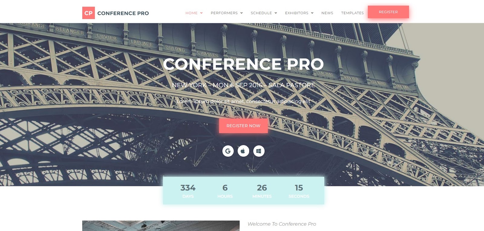 23 Best WordPress Themes for Events and Conferences