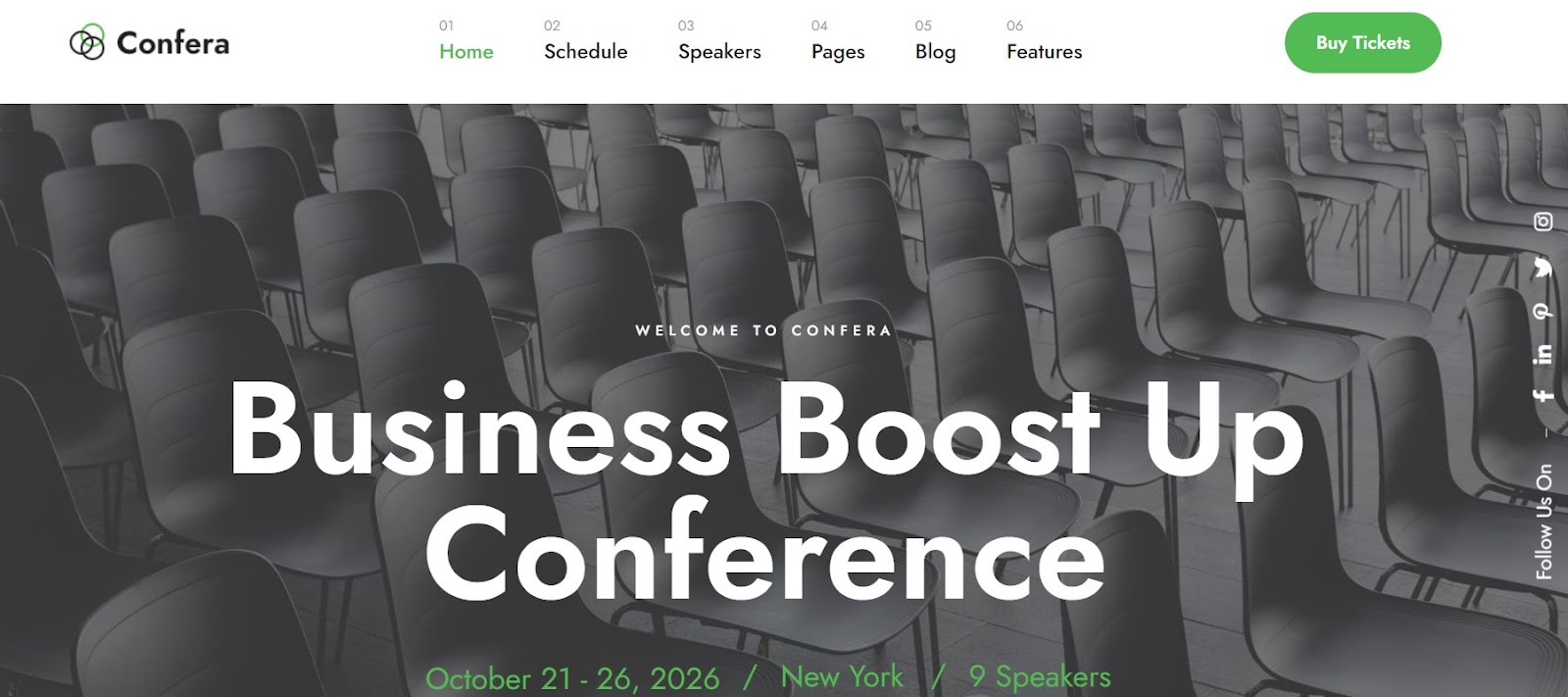 23 Best WordPress Themes for Events and Conferences