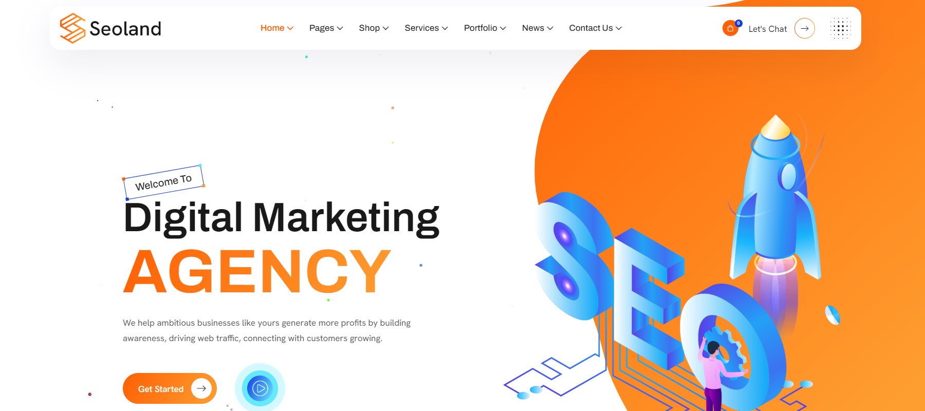 21 Best Digital Marketing Themes for WordPress