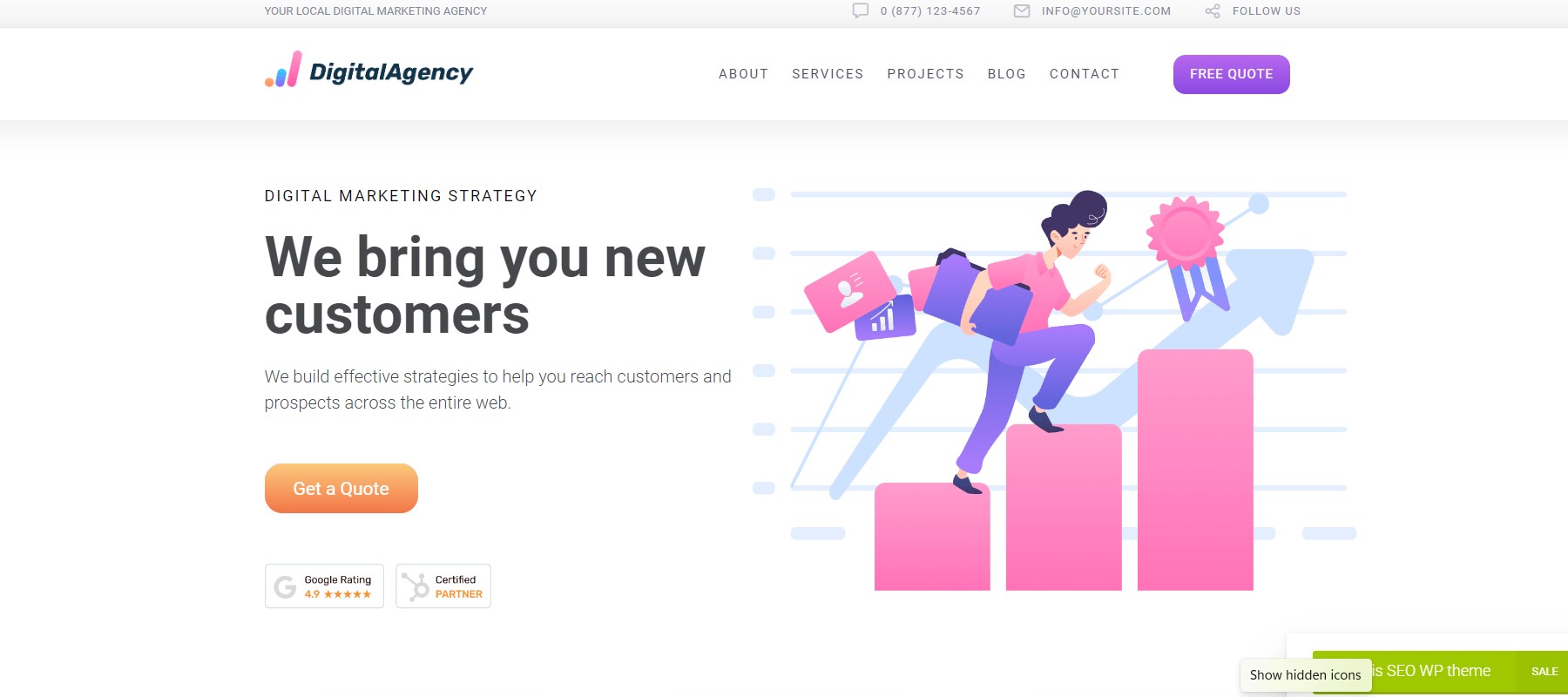 21 Best Digital Marketing Themes for WordPress