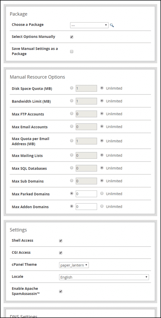 Reseller Account Set up, Step 2: Creating Accounts