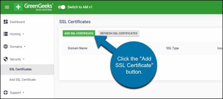 Getting Started: Adding Let's Encrypt SSL to Your GreenGeeks Account