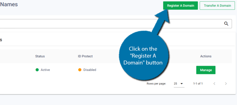 Getting Started: Register a Domain Name