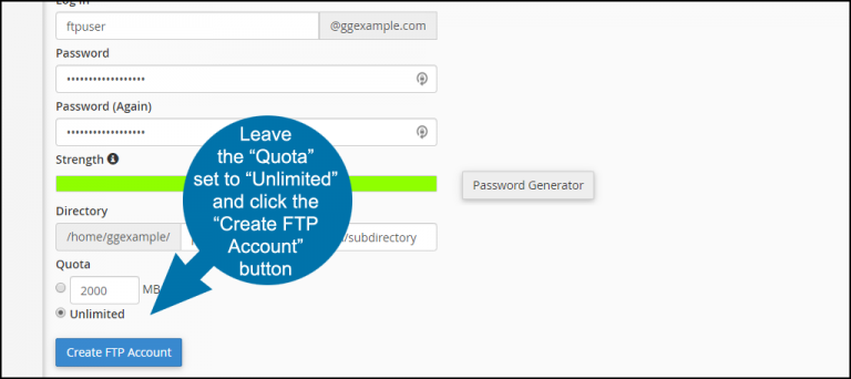 Getting Started: Setting Up FTP Accounts in cPanel
