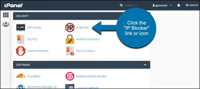 cPanel IP Blocker Tool