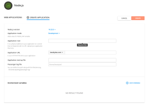 How to Create a NodeJS APP in cPanel
