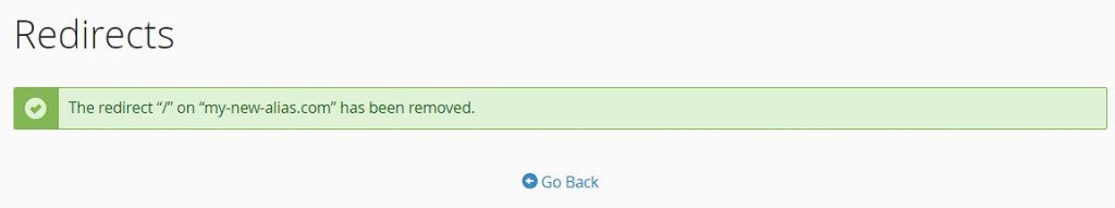 Enable or Disable Addon Domain Redirection