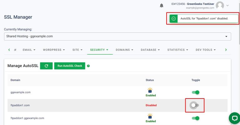 Getting Started: Adding Let's Encrypt SSL to Your GreenGeeks Account