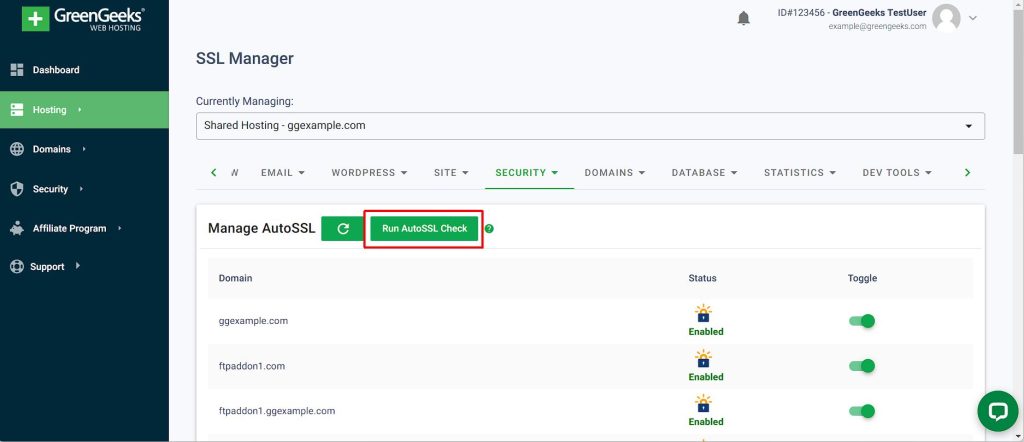 Getting Started: Adding Let's Encrypt SSL to Your GreenGeeks Account