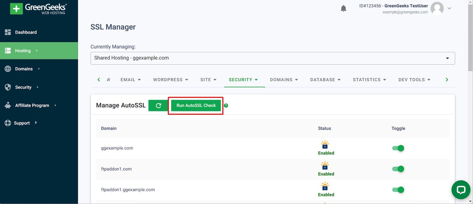 Getting Started: Adding Let's Encrypt SSL to Your GreenGeeks Account