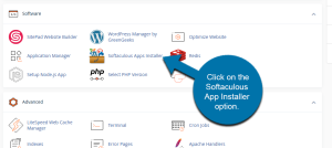 Using the Softaculous App Installer