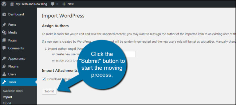 How to Transfer Your WordPress Content from One Blog to Another ...