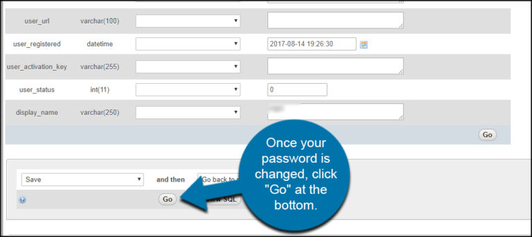 How to Manually Reset Your Wordpress Admin Password - GreenGeeks