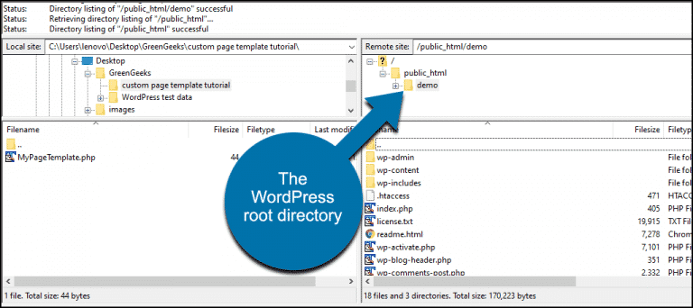 How To Create A Custom Wordpress Page Template Greengeeks