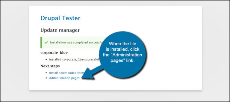 How to Install Themes in Drupal - GreenGeeks