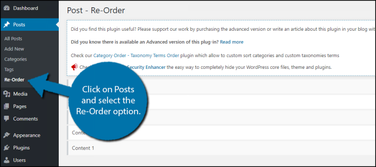How To Use Drag And Drop To Arrange The Wordpress Post Order
