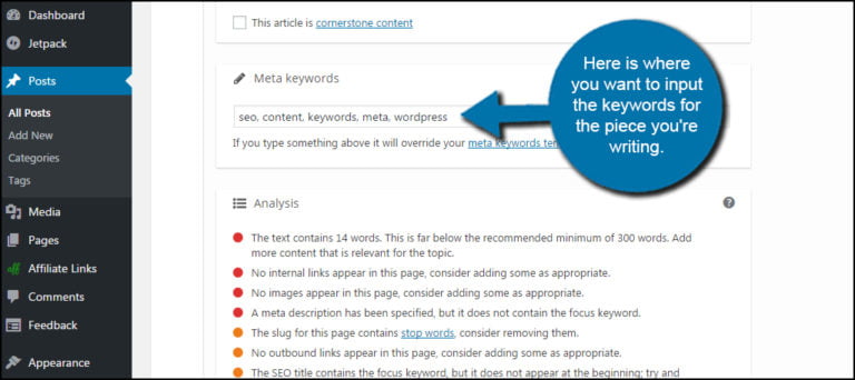 How to Add Meta Keywords and Meta Descriptions in WordPress - GreenGeeks