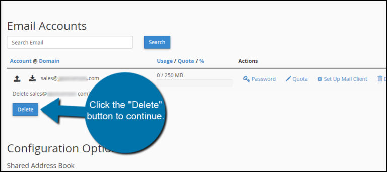 How to Delete Email Accounts in cPanel - GreenGeeks
