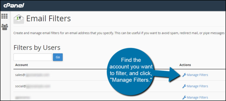 How to Setup Email User and Account Filtering - GreenGeeks