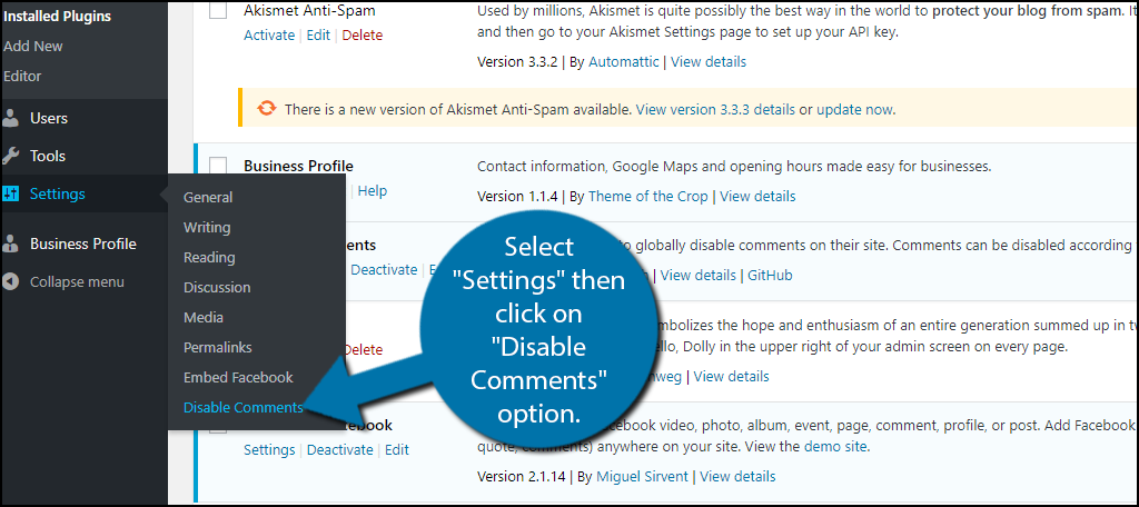 How to Disable Comments in WordPress - GreenGeeks
