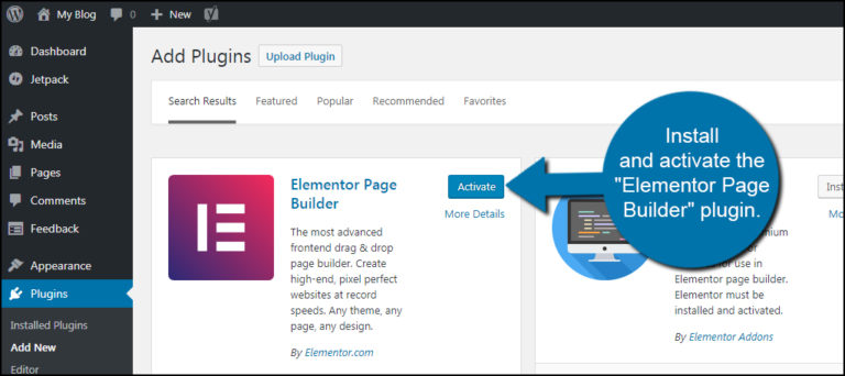How to Make a Website with WordPress and Elementor - GreenGeeks