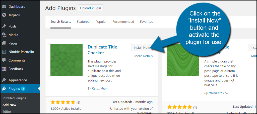 How To Set Wordpress To Prevent Duplicate Post Titles Greengeeks