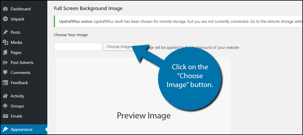 How to Add Custom Background to WordPress Pages - GreenGeeks