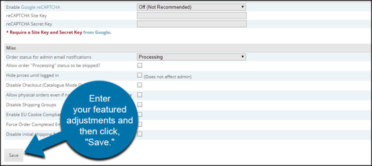 How to Configure CubeCart Settings - GreenGeeks