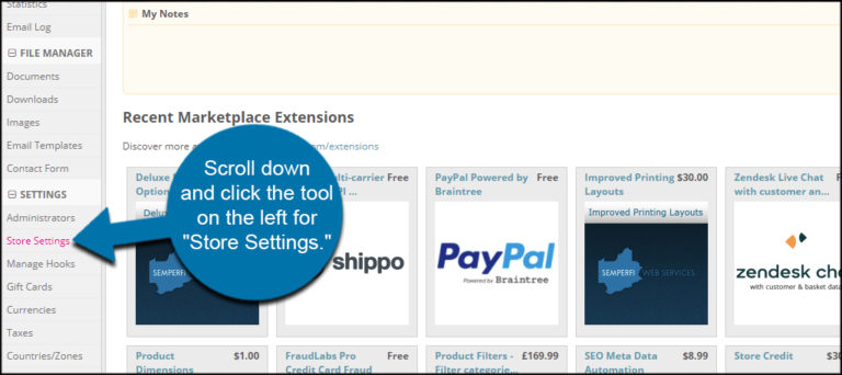 How to Configure CubeCart Settings - GreenGeeks
