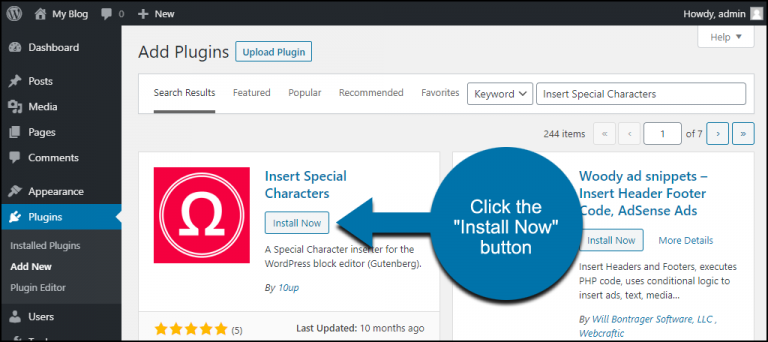 How to Include Special Characters in Posts for WordPress - GreenGeeks