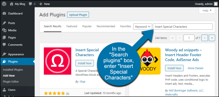 How to Include Special Characters in Posts for WordPress - GreenGeeks