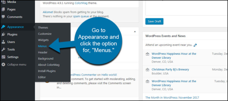 How to Add a Logout Link to a WordPress Navigation Menu - GreenGeeks