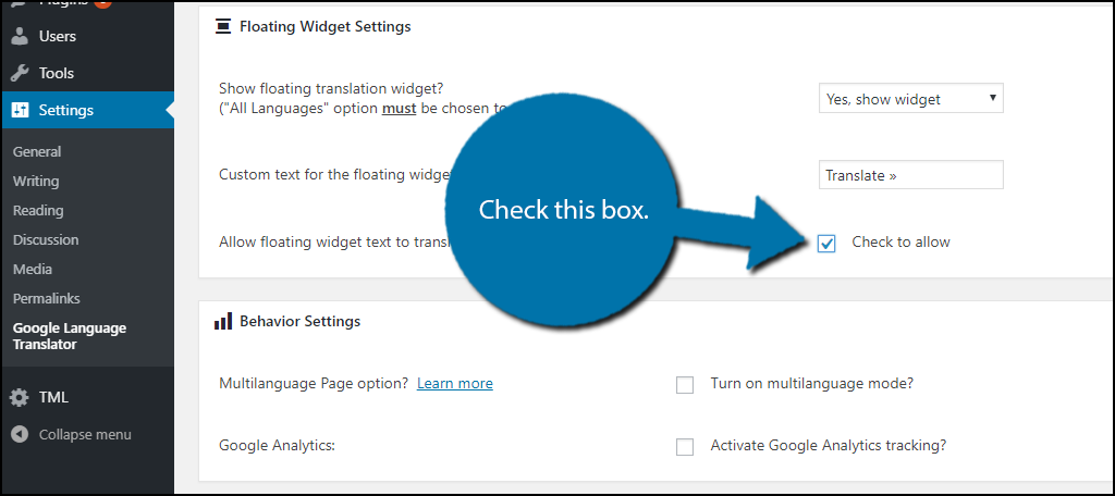 How to Set Up Google Translate in WordPress - GreenGeeks
