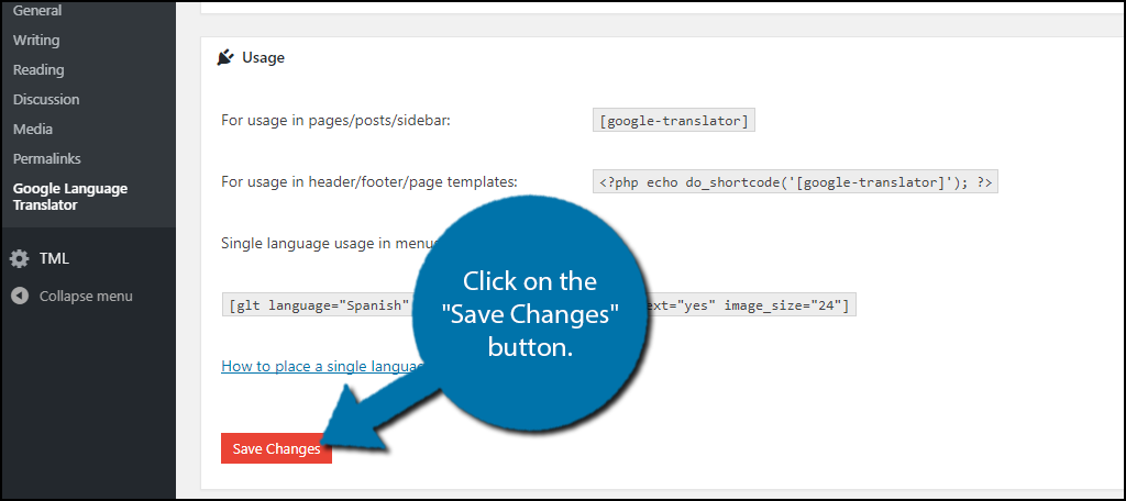 How to Set Up Google Translate in WordPress - GreenGeeks