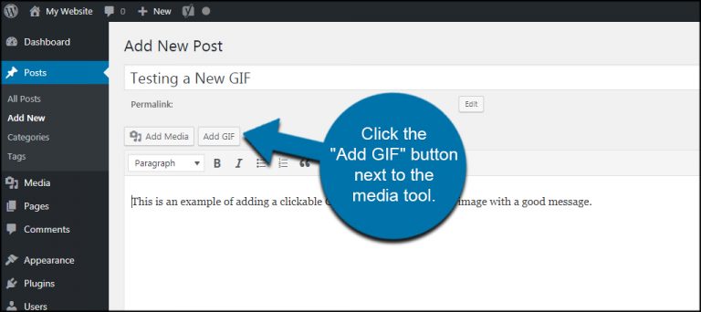 How to Load Animated GIFs with a Click in WordPress - GreenGeeks