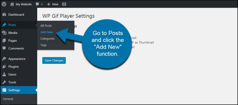 How to Load Animated GIFs with a Click in WordPress - GreenGeeks