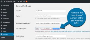 How to Remove "wordpress" From Your Site URL - GreenGeeks