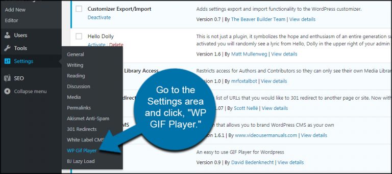 How to Load Animated GIFs with a Click in WordPress - GreenGeeks