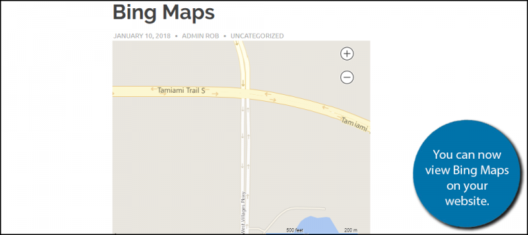 How to Add Bing Maps to WordPress - GreenGeeks