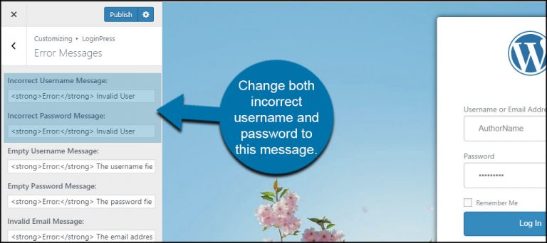 How To Customize Wordpress Login Error Messages And Hints
