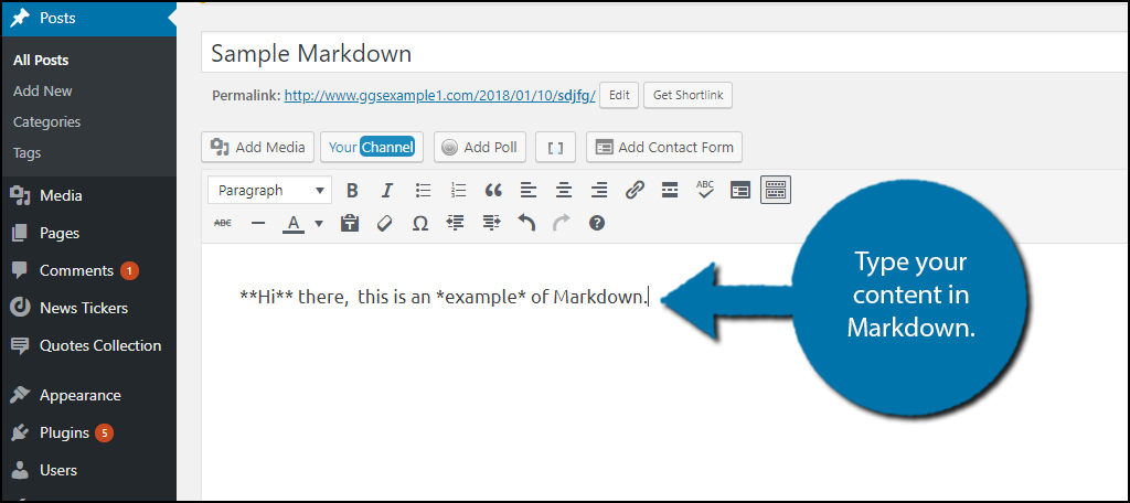 How To Activate The Markdown Feature In Jetpack Greengeeks