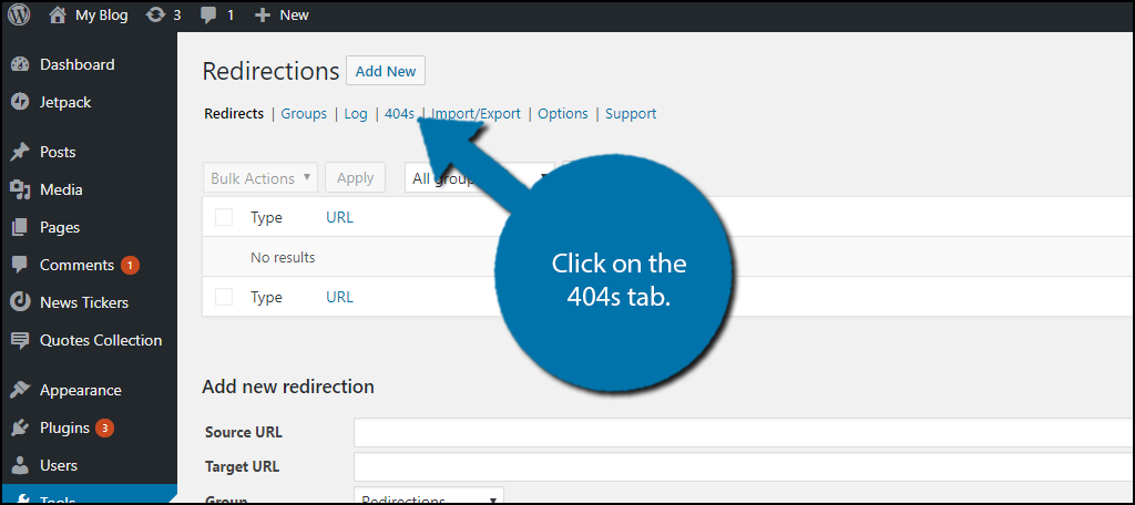 How to Track and Redirect 404 Pages in WordPress - GreenGeeks