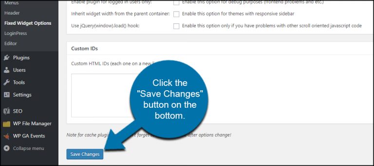 How To Add A Sticky Sidebar Floating Widget In Wordpress Greengeeks