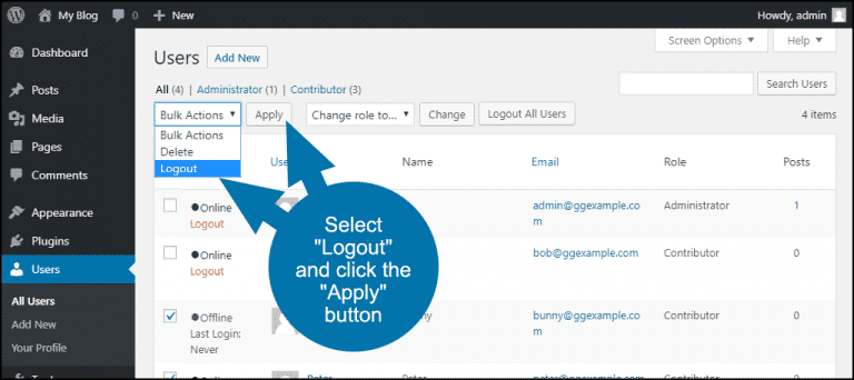 How to Completely Force Logout of All Users in WordPress - GreenGeeks