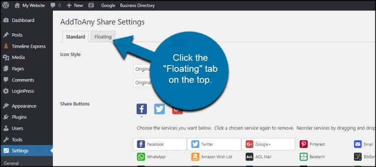 How To Add A Social Media Sharing Floating Sidebar In Wordpress
