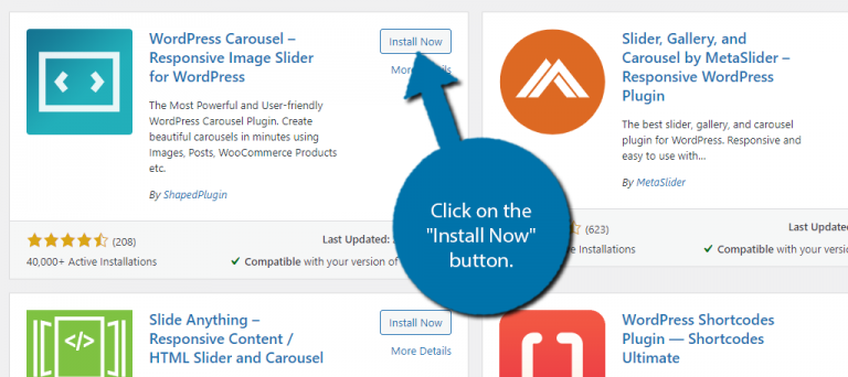 How to Add a Gallery Carousel in WordPress - GreenGeeks