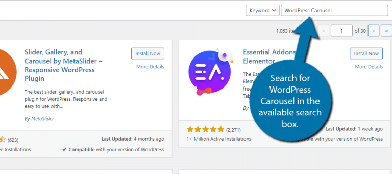 How to Add a Gallery Carousel in WordPress - GreenGeeks