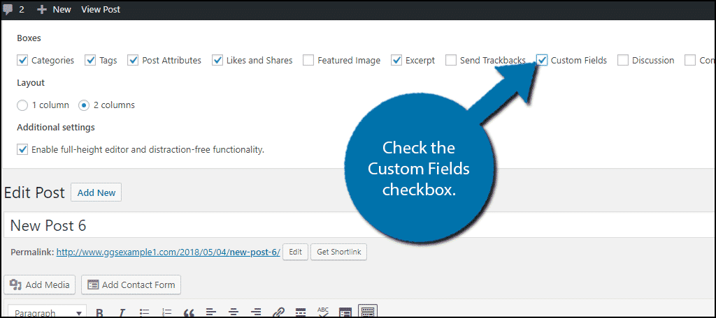How to Resolve Custom Fields Not Showing Up in WordPress - GreenGeeks How to Resolve Custom Fields Not Showing Up in WordPress - GreenGeeks