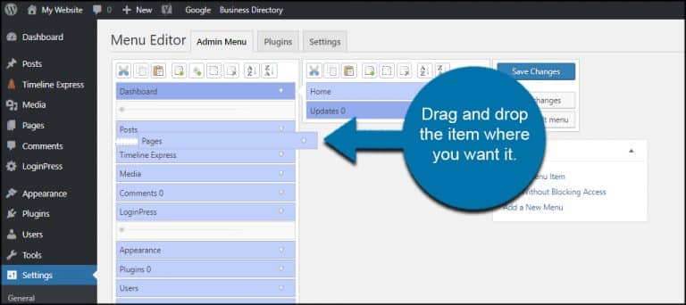 How to Customize the WordPress Admin Menu - GreenGeeks