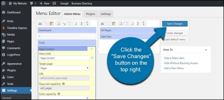 How to Customize the WordPress Admin Menu - GreenGeeks